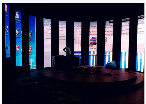 Indoor Wall Mounted P4 HD LED Wall Video Display With High Brightness supplier