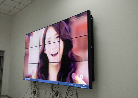 55 Inch 6x3 Full HD Indoor LED Video Wall 800cd/M2 Brightness For Live TV Station supplier