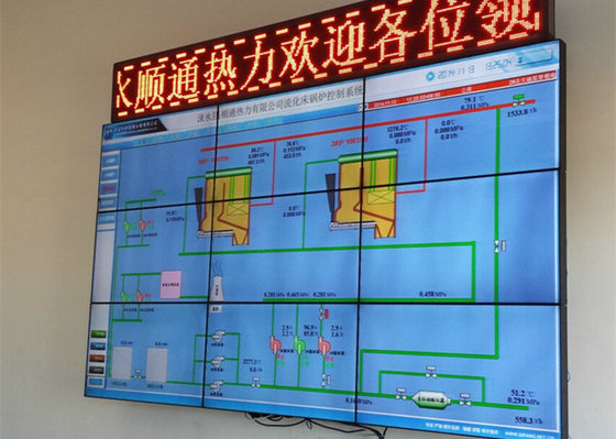 High Contrast 3*3 Indoor LED Video Wall Support 1080p With 1.6meters Height supplier