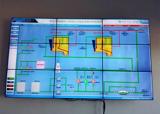 High Contrast 3*3 Indoor LED Video Wall Support 1080p With 1.6meters Height supplier