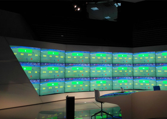 46 Inch SNB LG Brand New Panel 500cd/m2  Irregular LCD Video Wall System in Studio supplier