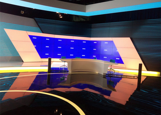 46 Inch SNB LG Brand New Panel 500cd/m2  Irregular LCD Video Wall System in Studio supplier