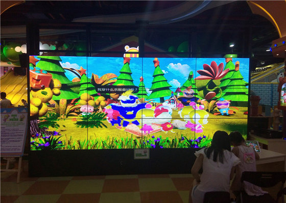 Portrait 55 inch Advertising Lcd Video Wall Super Narrow Bezel 4*3 supplier