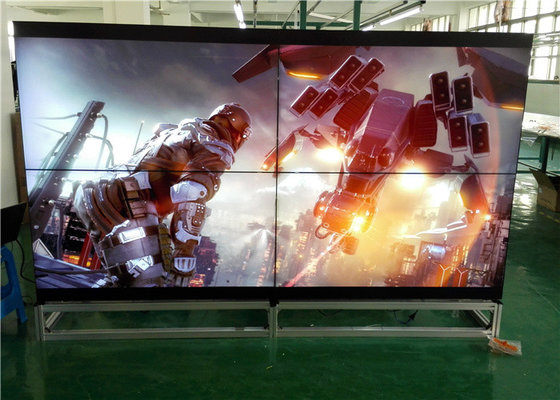 2*2 Hotizontal Full Color LED Display , Video LED Panel 5.3mm For Surveillance supplier