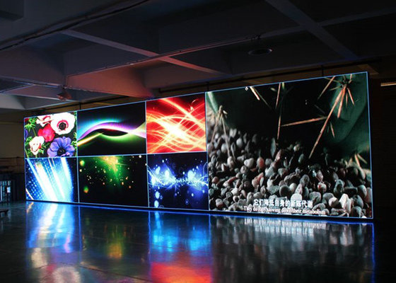 DIP346 P10 SMD LED Display RGB Floor Stand HD For Concert / Shopping Center supplier