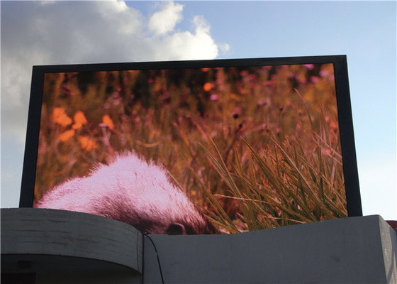 Anti UV 10mm DIP346 Super Thin RGB Outdoor LED Video Wall For Building supplier
