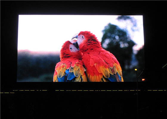 ROHS Outdoor LED Video Wall 10mm Pixel Pitch with Die Casting Aluminum Cabinet supplier