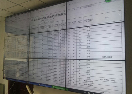 55 Inch Flexible Broadcast Video Wall , Wireless Interactive Video Wall With LED Backlights supplier