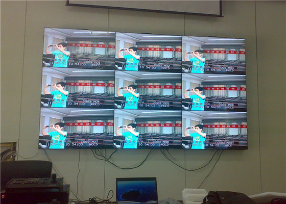 Two Full HD Signals LED Broadcast Video Wall Touch Screen For Conference 5.3mm supplier