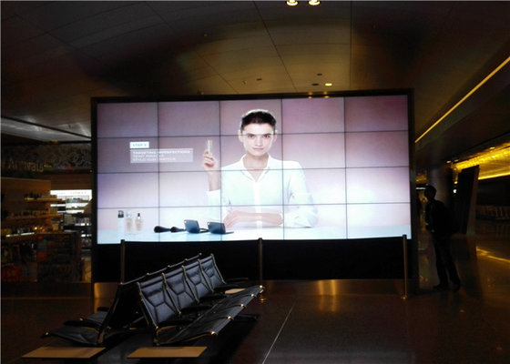 Full Color Indoor SMD LED Display 55" , Floor Stand LED Big Screen 700nits supplier