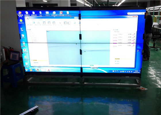 Full Color Indoor SMD LED Display 55" , Floor Stand LED Big Screen 700nits supplier