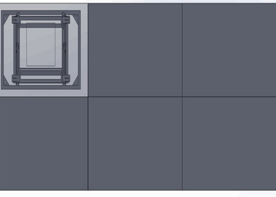 55 Inch 3x3 Video Wall LCD Monitors , Large LCD Display With 3.5mm Narrow Bezel supplier