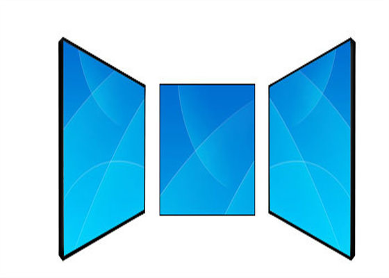 55 Inch 3x3 Video Wall LCD Monitors , Large LCD Display With 3.5mm Narrow Bezel supplier