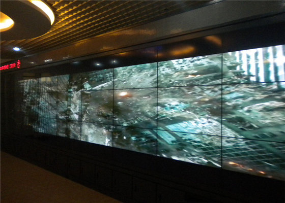 High Definition Indoor LED Video Wall With 5.3mm Seamless Wall Ultra Narrow Bezel supplier