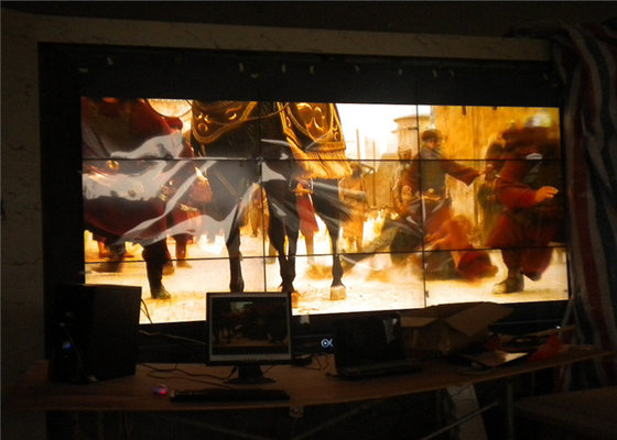 55'' LCD Display Wall , HD LED Screen Indoor For TV Station / Audio Room supplier