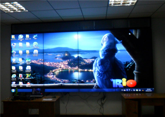 5.3mm Bezel Indoor Full Color LED Display Hall SNB Touch Screen supplier