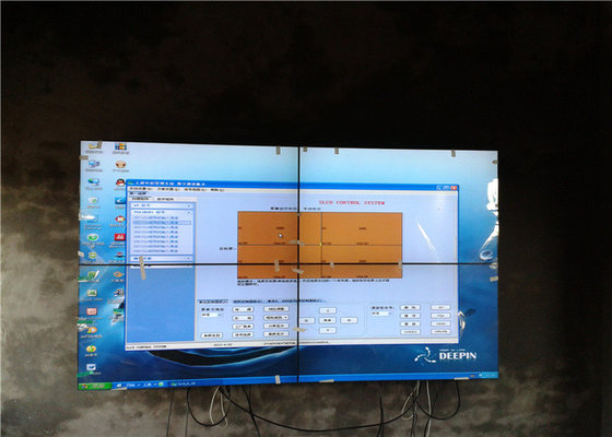 5.3mm Bezel Indoor Full Color LED Display Hall SNB Touch Screen supplier