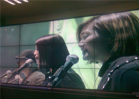Large Image Single / Multi Touch Indoor LED Video Wall Background In Station supplier