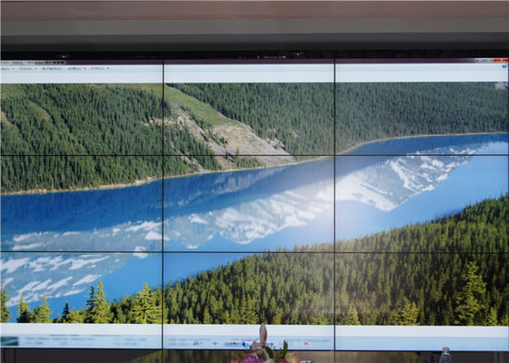 Splicing Touch Screen Indoor LED Video Wall With 55'' Samsung Panel 1.9mm Seam supplier