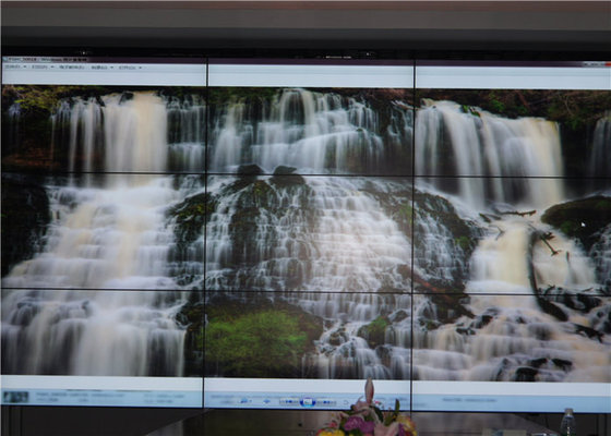 Super Narrow 4k Display Indoor LED Video Wall 5.5mm For Public Installations supplier