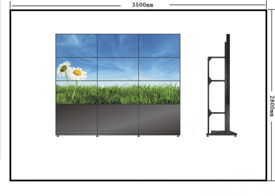 4k Indoor LED Video Wall 6.7mm 700 Nits Brightness 46 Inch With Ultra-Narrow Bezel supplier