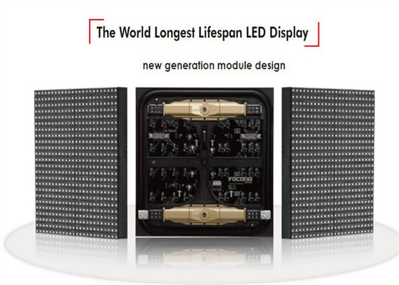 P10 Outdoor Full Color Led Display , Curtain Led Screen 14BIT With DIP346 LED Type supplier