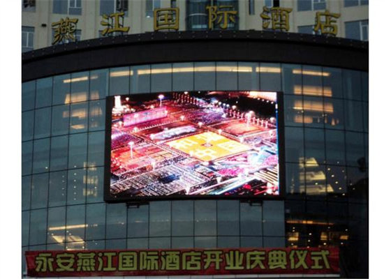 Cuctomized Clear LED Display , Indoor / Outdoor LED Advertising Billboard P10 / P12 supplier