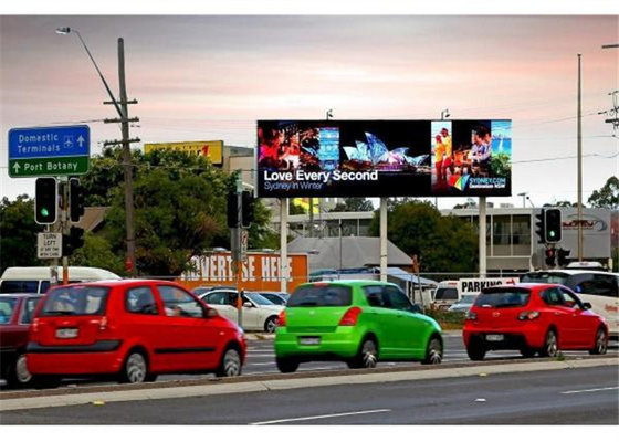 Wide Viewing Angle LED Advertising Screen , LED Outdoor Display With High Definition supplier