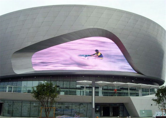 Waterproof High Brightness Indoor / Outdoor LED Video Wall P8 With Constant Drive supplier