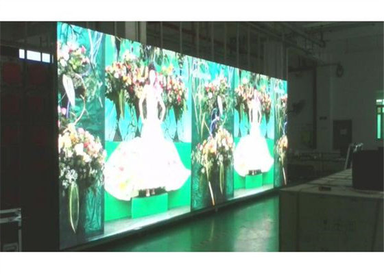 Floor Stand P3 LED Wall Hire , LED Curtain Rental Die - Casting Wider Viewing Angle supplier