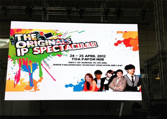 SMD 2727 Outdoor Rental LED Wall Display With Brightness Automatical Adjustment supplier