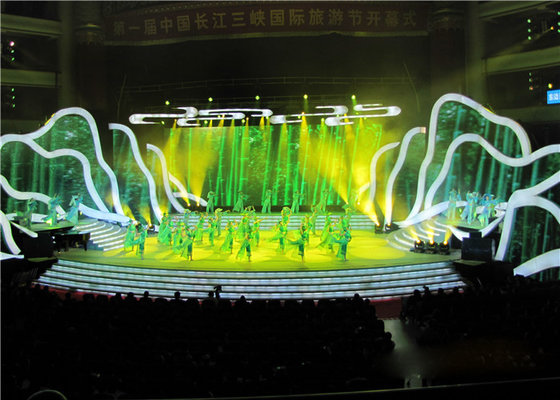 Indoor LED Wall Screen For Stage / P4.81mm Aluminum Die Casting Cabinet LED Display Screen Stage supplier