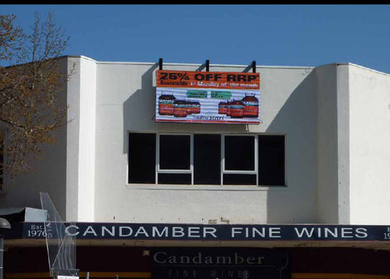 LED Screen Outdoor Advertising P16mm , LED Advertising Panel AC 220V / 110V supplier