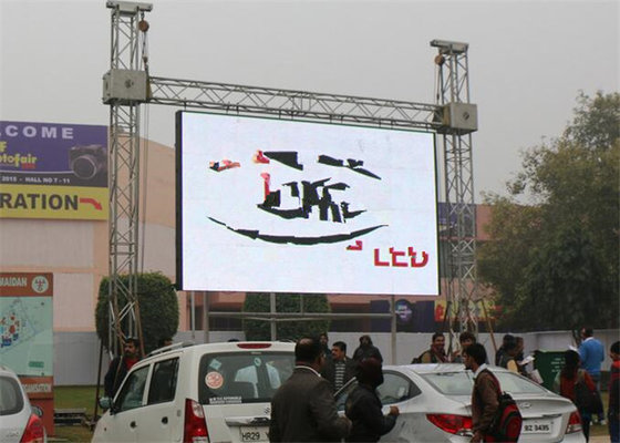 High Refresh 2 - 3 Dimention LED Screen Advertising In Outdoor Field VGA / DVI supplier