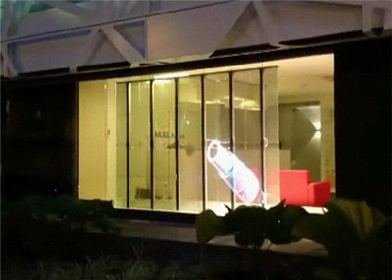DIP Panel Inside Transparent LED Wall P10 7200cd Brightness For Shopping Mall supplier