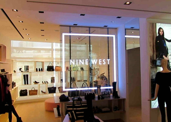 DIP Panel Inside Transparent LED Wall P10 7200cd Brightness For Shopping Mall supplier