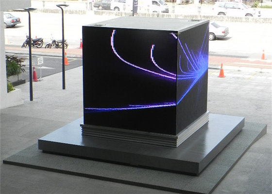 Seamless Splicing 360 Degree LED Display Wall 10mm Pixel Pitch With Four Faces supplier