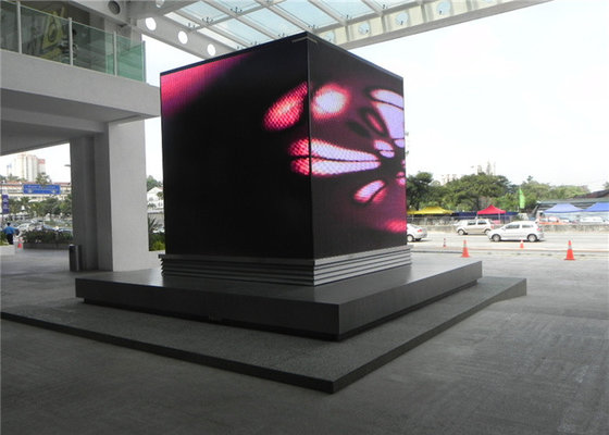 Seamless Splicing 360 Degree LED Display Wall 10mm Pixel Pitch With Four Faces supplier