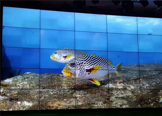 55 Inch LCD Video Wall Aquarium Exhibition Brief Introduction Showing supplier