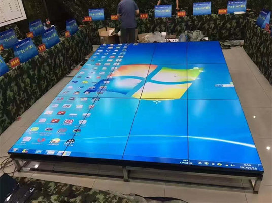 55 Inch LCD Video Wall Aquarium Exhibition Brief Introduction Showing supplier