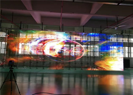 Customized Led Transparent Display , Transparent Led Screen Unique Display Effect supplier