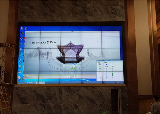 HD Broadcast Video Wall DID Panel , LCD Advertising Display Wall in Demonstration supplier