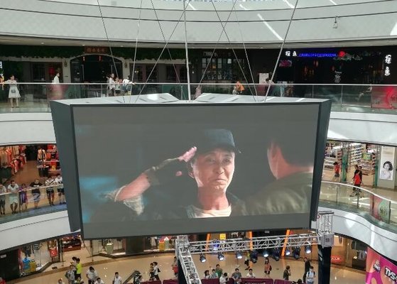 Indoor Adverting LED Wall Screen for Palza Triangle Lifting Style supplier