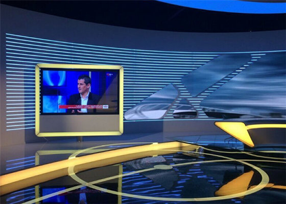 Alluminum Nation Star LED Advertising Screen For Studio Room Background supplier