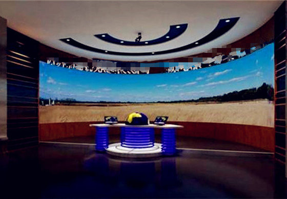 Alluminum Nation Star LED Advertising Screen For Studio Room Background supplier