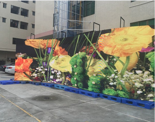 P5 Outdoor Rental HD Curved Led Video Wall , 5.95mm Flexible Led Display supplier