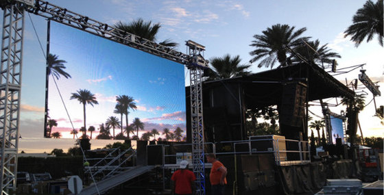 P8 Big Outdoor HD LED Wall For Publicity Rental Events / Exhibition supplier