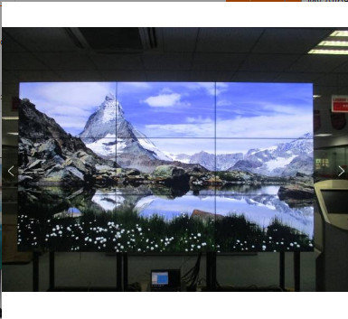 32 - 84 Inch Transparent LED Wall , Customized Colorful 3x3 Video Wall Controller supplier