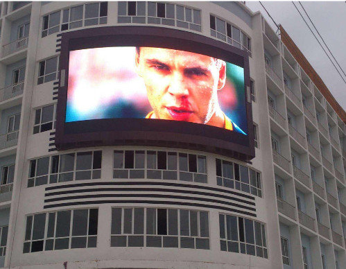 HD BIG P10 LED Video Wall / Metal Housing Outdoor LED Screen supplier