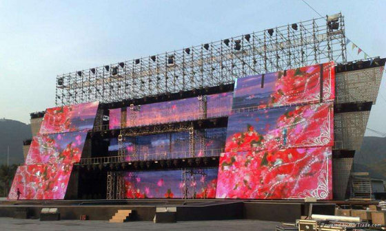 Waterproof Outdoor Advertising LED Billboard HD Full Color P4 P5 P6 supplier